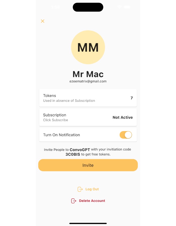 ConvoGPT - Flutter ChatGPT Mobile App by EZMatrix | CodeCanyon